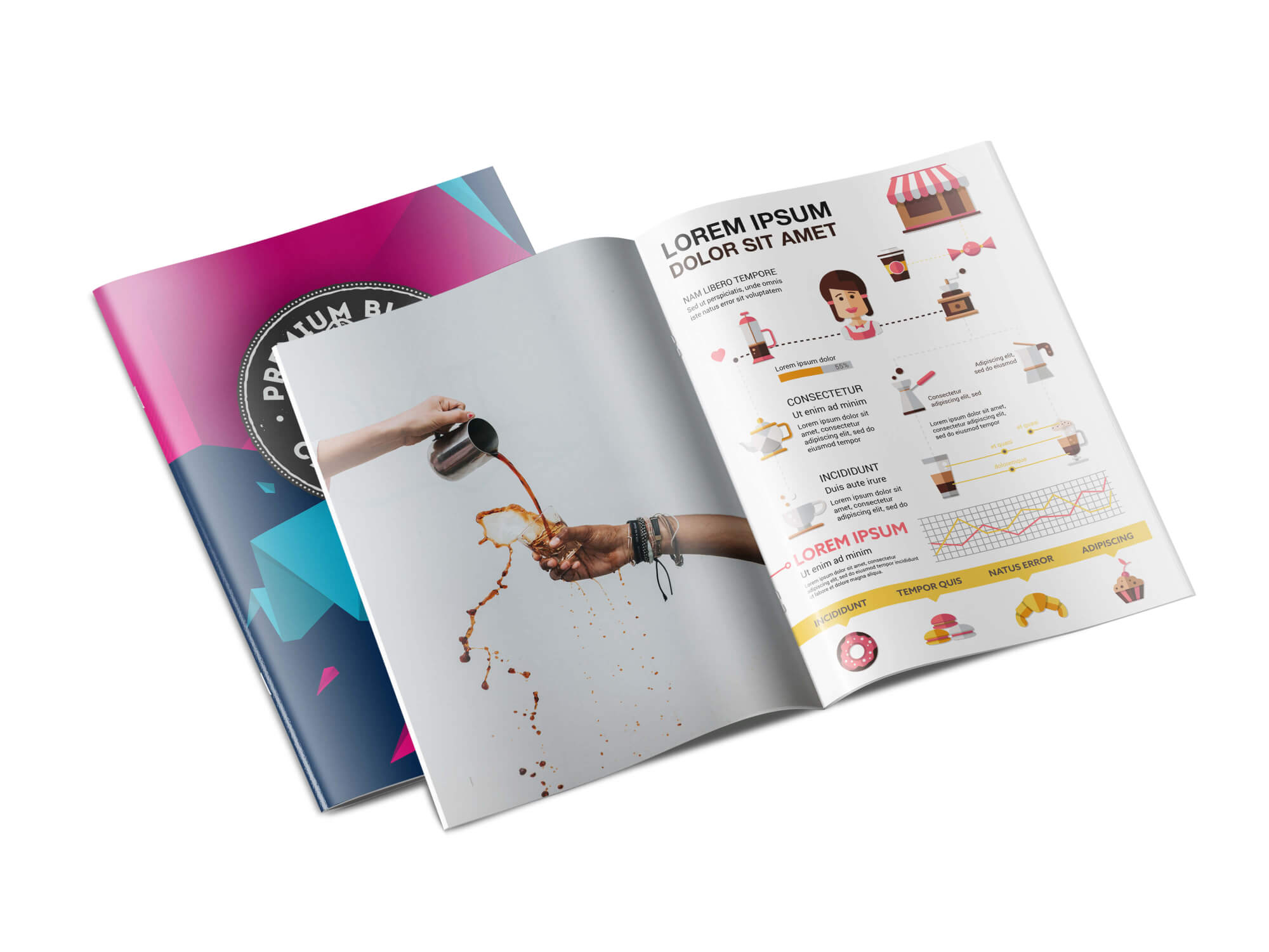 Broschyrer A6 med tryck | Billigt & Enkelt! - EASYTRYCK.se