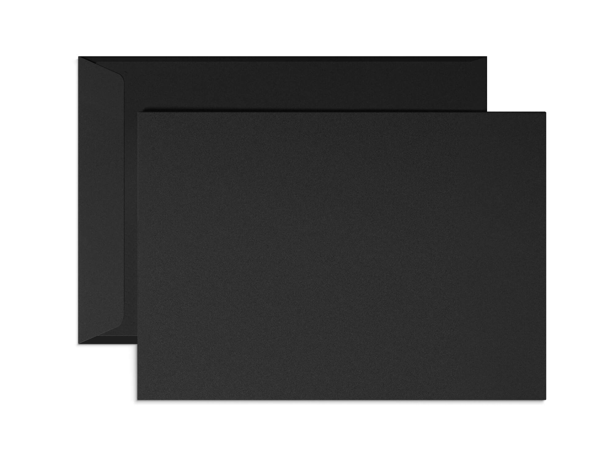 Svarta C4 Kuvert med tryckt logotyp - EASYTRYCK.se