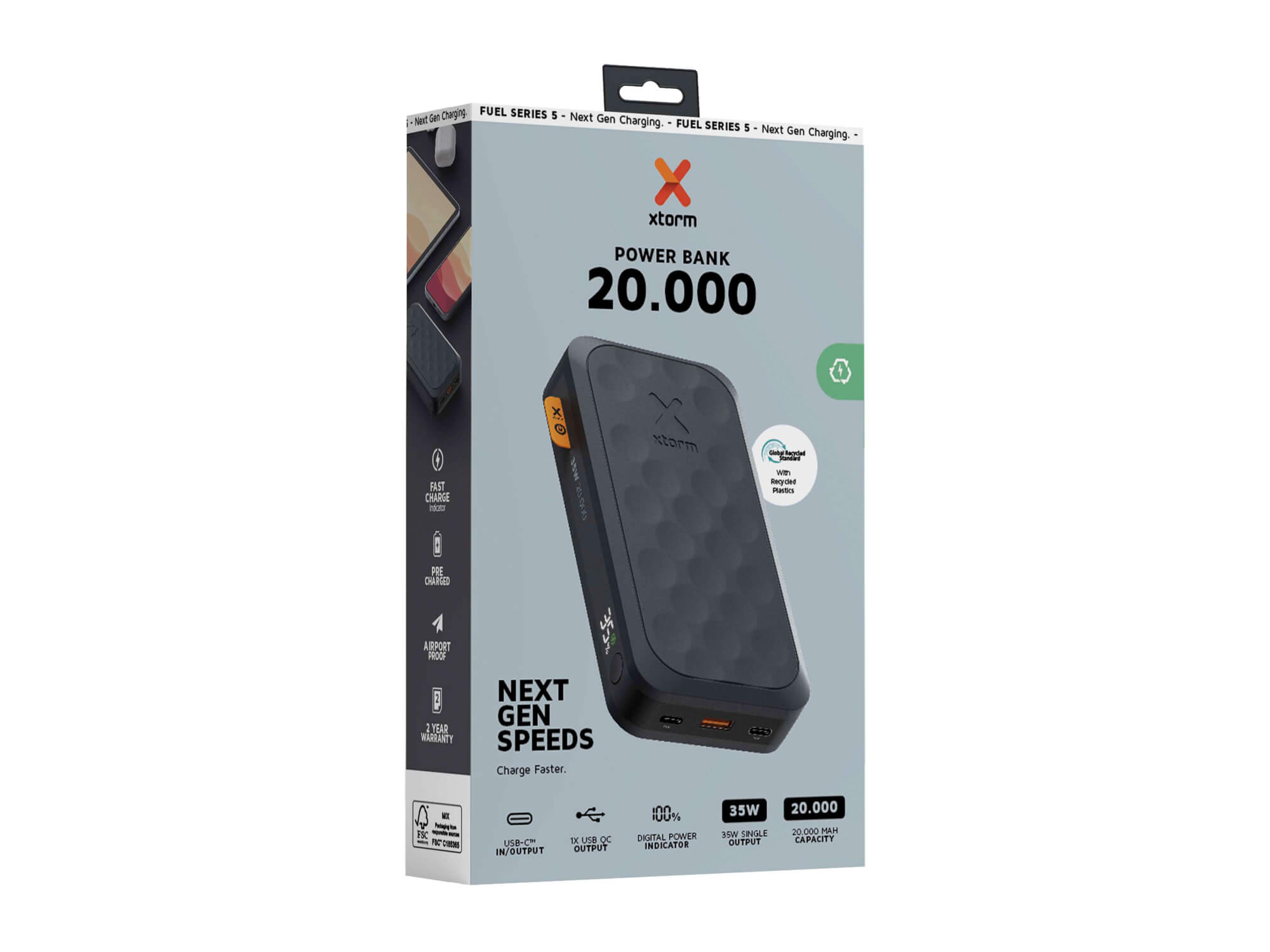Powerbank 45 000 mAh med egen logo | Xtorm Fuel - EASYTRYCK.se