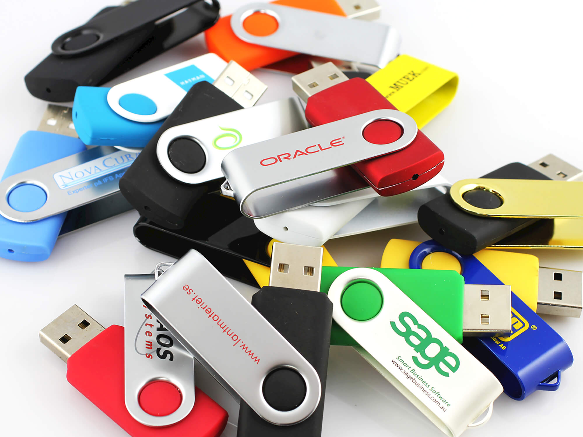 USB-minne Twist tryck - EASYTRYCK.se