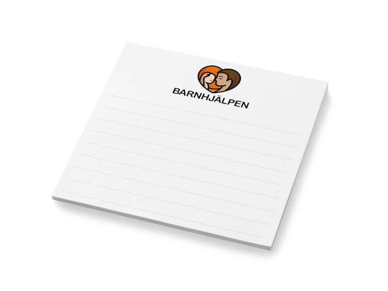 Skrivblock A6 Kvadrat - Med eget tryck - EASYTRYCK.se